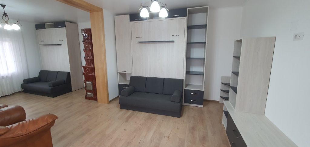 Set mobilier pat rabatabil cu canapea – practic si functional
